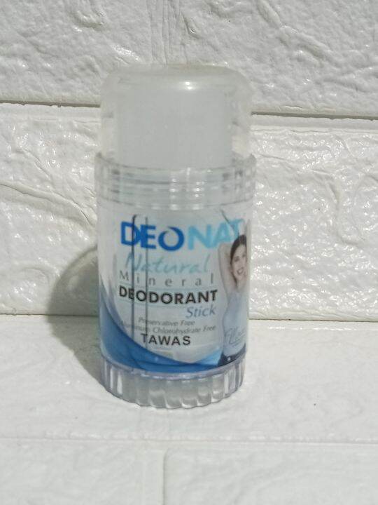 Deonat natural mineral deodorant sticks tawas (80g) | Lazada PH