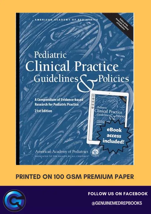 PEDIATRIC PRACTICE GUIDELINES AND POLICIES 21ST EDITION | Lazada PH