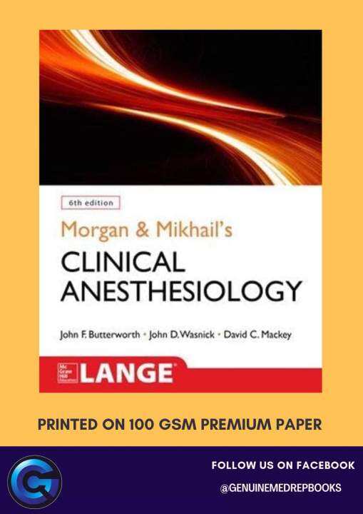MORGAN & MIKHAIL'S CLINICAL ANESTHESIOLOGY 6TH EDITION | Lazada PH