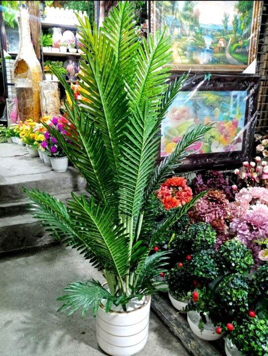 Artificial Palmera Plant with vase | Lazada PH