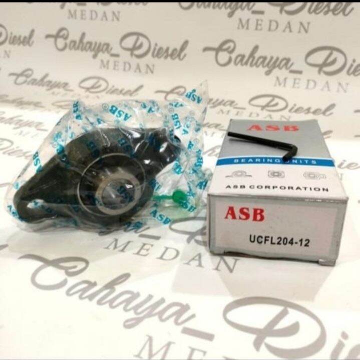 ASB UCFL 204-12 PILLOW BLOCK LAHER BEARING DUDUK 3/4 INCH ORIGINAL ...