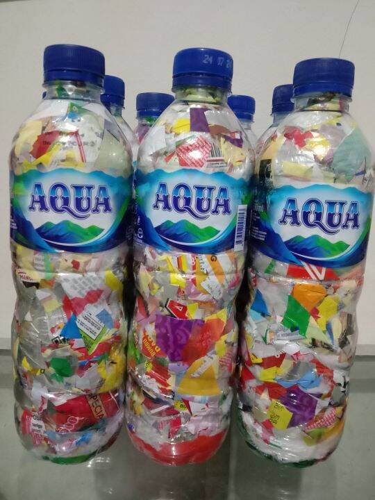 Ecobrick Botol AQUA 600ml | Lazada Indonesia