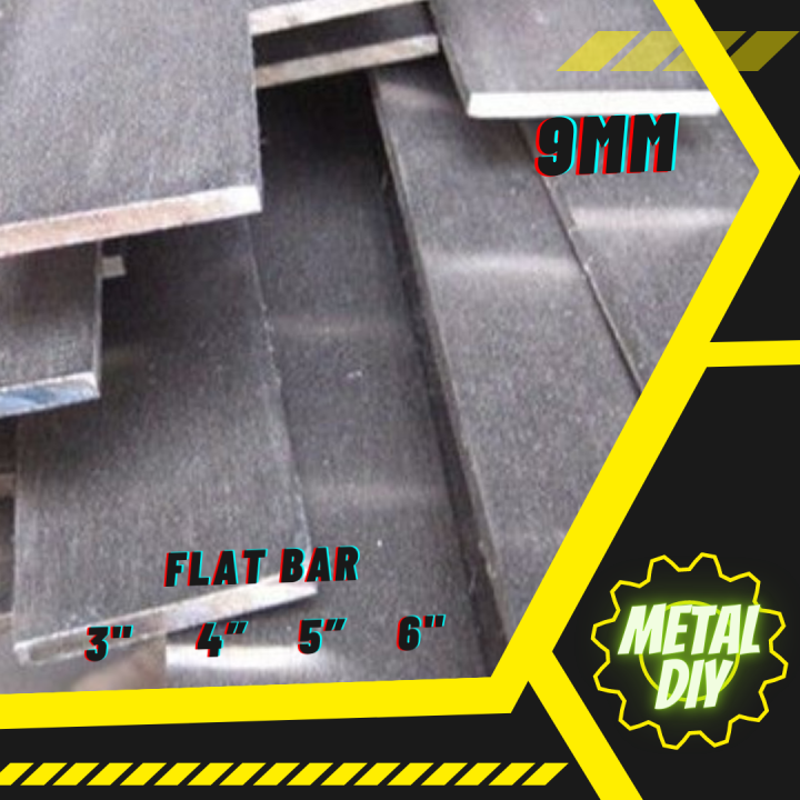 9mm thickness Mild Steel Flat Bar 3"-6", 9mm tebal Flat Bar Besi 3"-6 ...
