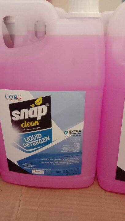 Detergen cair/liquid detergent merk snap clean | Lazada Indonesia