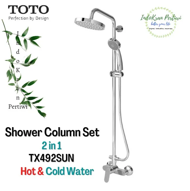 Shower Column Set TOTO TX492SUN / Shower Mandi Tiang Set TOTO TX492SUN / 2 Way Shower (Hot ...