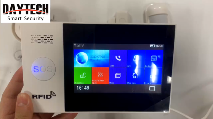 DAYTECH Wireless Alarm System for House Tuya Burgler Alarm WIFI GSM ...