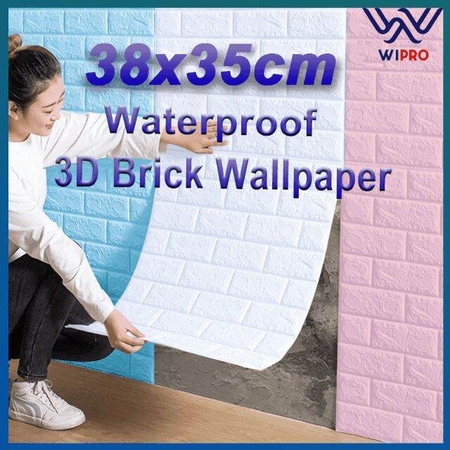 WIPRO Big Sale 50Pcs Foam Bricks Wallpaper 3D Wallpaper Adhesive ...