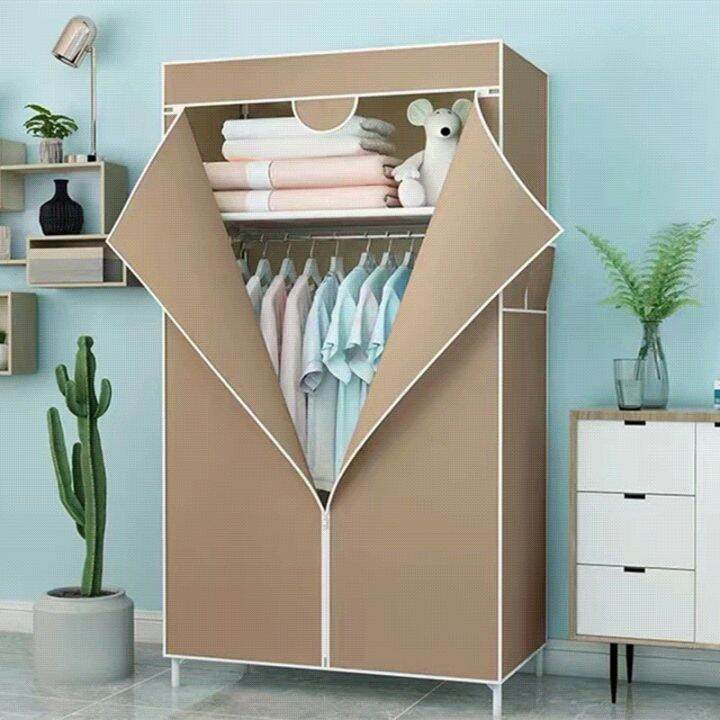 Simple wardrobe modern minimalist cloth wardrobe bold reinforcement ...