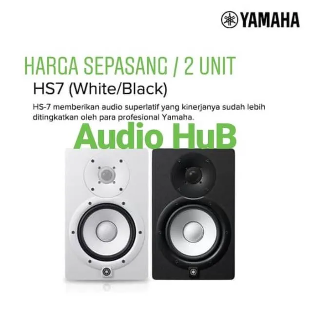 SPEAKER AKTIF YAMAHA MONITOR STUDIO HS7 HS 7 INCH FLAT MONITOR MURAH | Lazada Indonesia