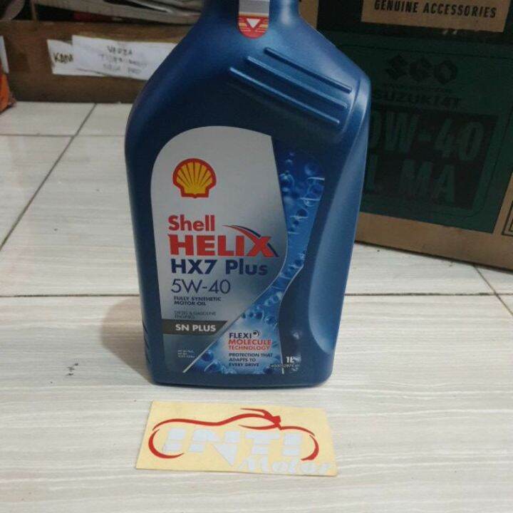 Oli SHELL HELIX HX7 1L Oil Shell Helix Hx7 1L SAE 10W40 dan 5W40 ...