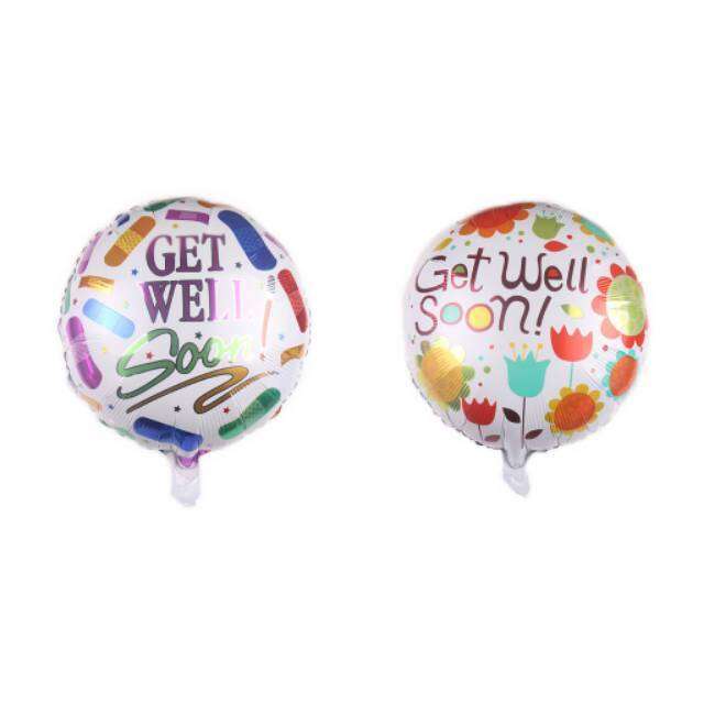 Balon Foil Get Well Soon Bulat | Lazada Indonesia