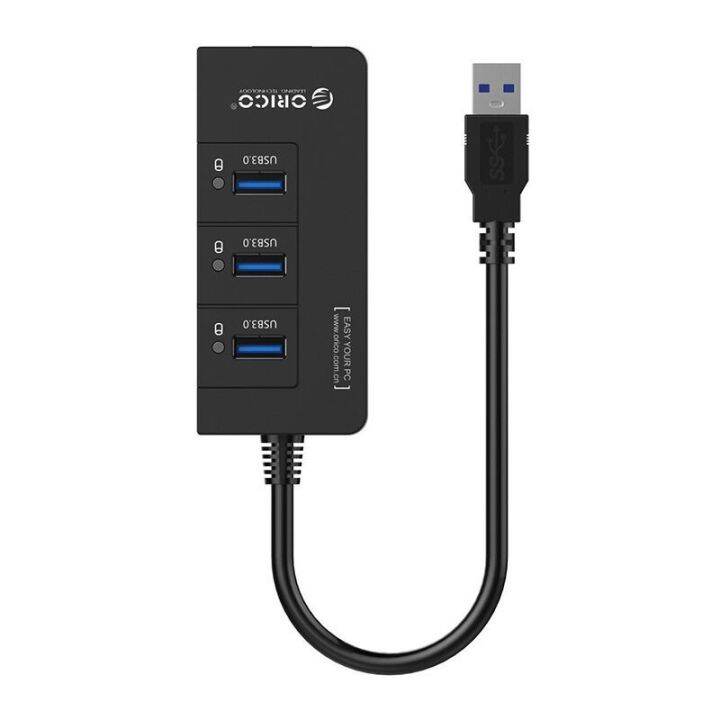 Usb 3.0 hub Orico 3 Port 5Gbps with LAN Rj45 Gigabit 1Gbps ethernet ...