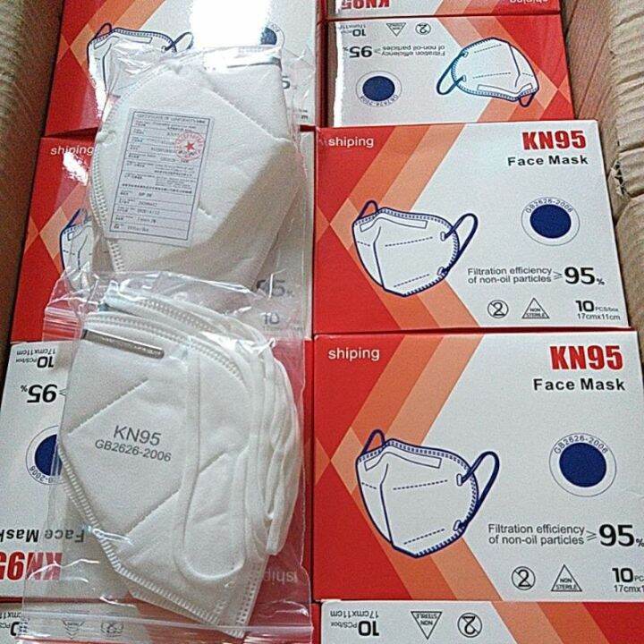 Masker KN95 5ply 1 dus 10 pcs | Lazada Indonesia