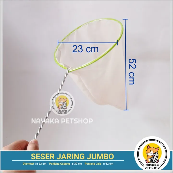 Serokan Jumbo Jaring Seser Ikan Hias Cupang Kecil Kutir Kutu Air Encu ...