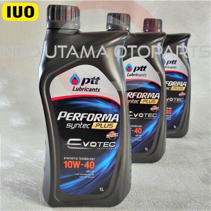 PTT Oli Bensin 10W40 Lubricants Performa Synthetic Plus API SP 1L ...