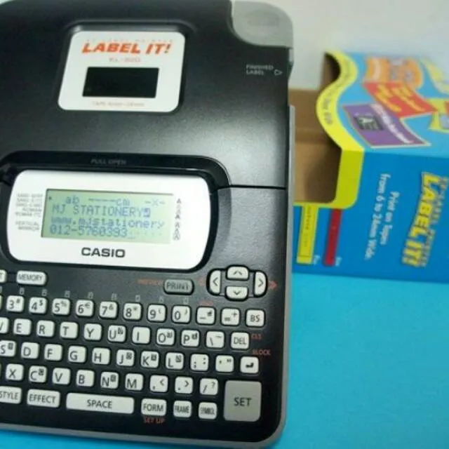 CASIO KL 820 PRINTER LABEL # EZ Label Tape Casio # | Lazada Indonesia