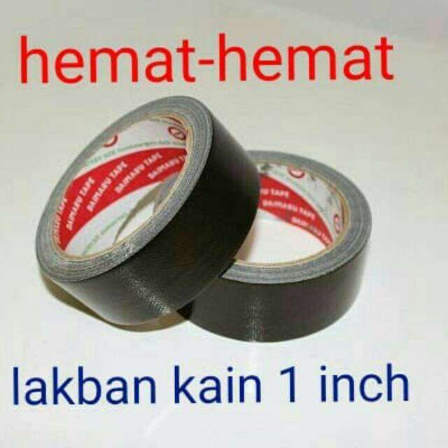 Lakban kain jilid hitam daimaru 1 inch ( 24mm x 12m ) | Lazada Indonesia