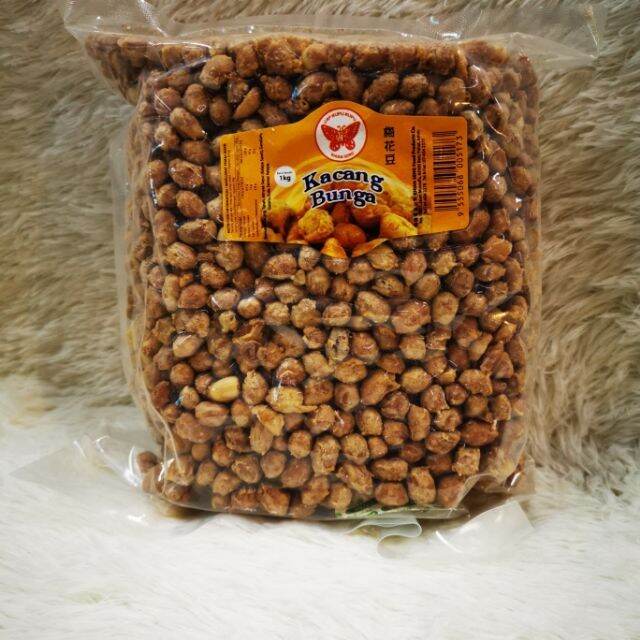Kacang bunga cap kupu kupu 1kg | Lazada