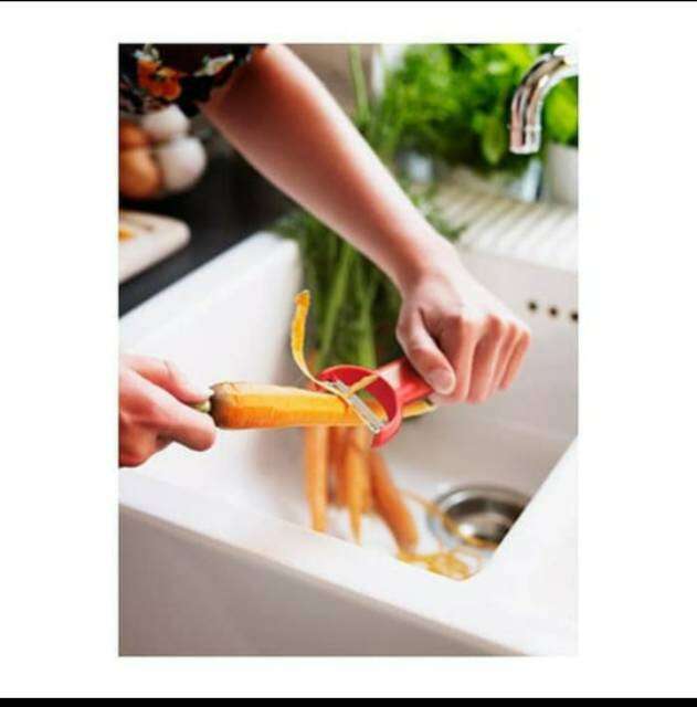IKEA STAM peeler pengupas kentang wortel buah sayur panjang 12 cm ...