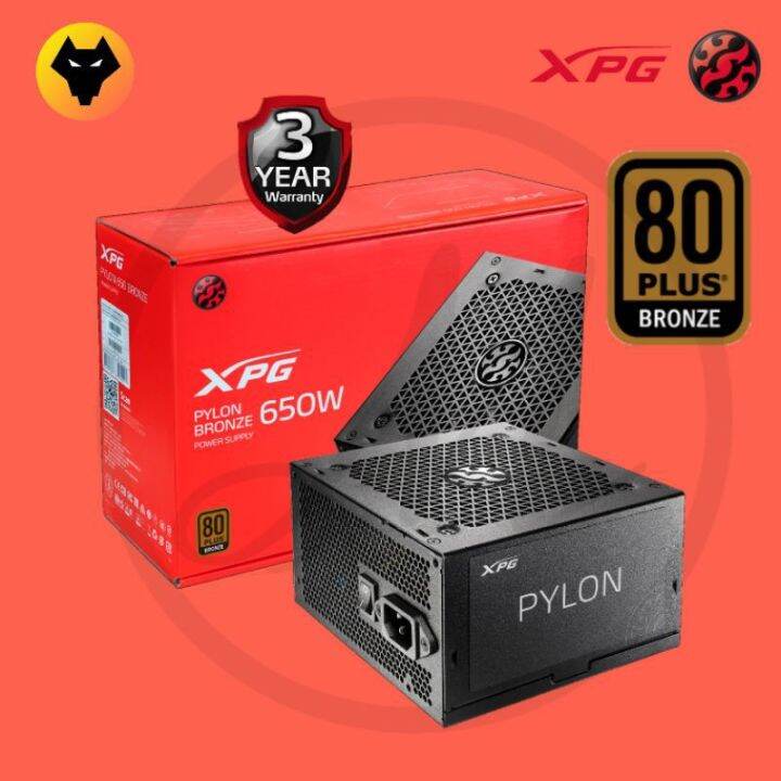 ADATA XPG Pylon (650w/750w PC Power Supply 650W ¦ 550W 80 Plus Bronze ...