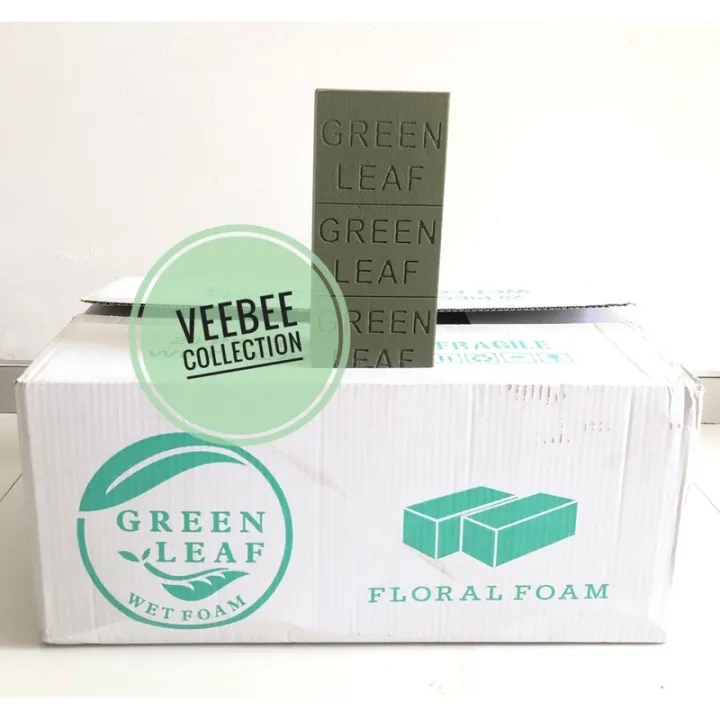 Busa Bunga Basah isi 20/ Busa bunga Oasis wet/ Busa bunga hidup/ gabus ...