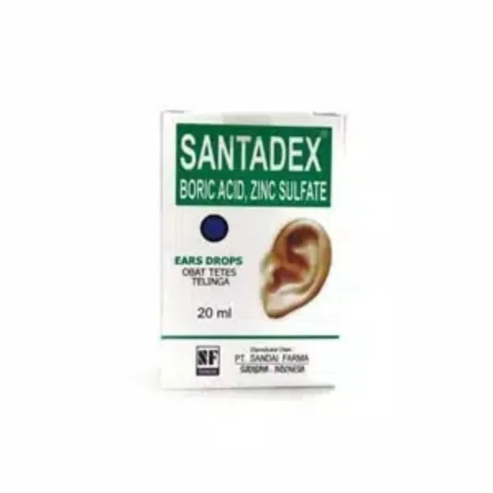 SANTADEX TETES TELINGA PELUNAK KOTORAN DAN ANTI KUMAN TELINGA | Lazada ...