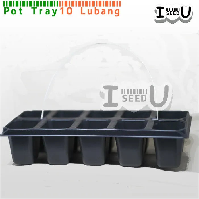 Tray Semai 10 Lubang dengan handle Pot Tray Benih | Lazada Indonesia