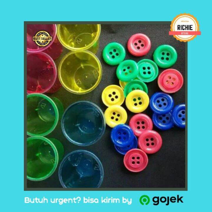 Matching warna dan gelas/ shorting warna/ matching color/ sensori ...