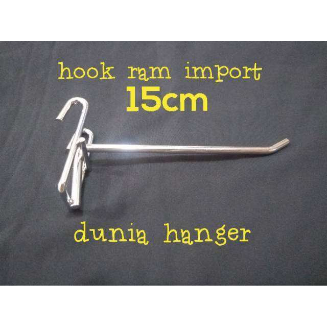 Hook RAM Cantolan ram BESI KROM 15cm | Lazada Indonesia
