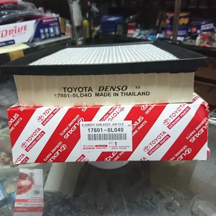 Filter Udara mobil Toyota Innova Reborn Fortuner SRZ VRZ OEM 17801 ...