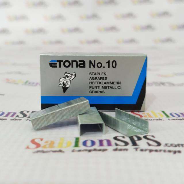 ISI STAPLES KECIL NO 10 ETONA STAPLER ISI NO 10-1M | Lazada Indonesia