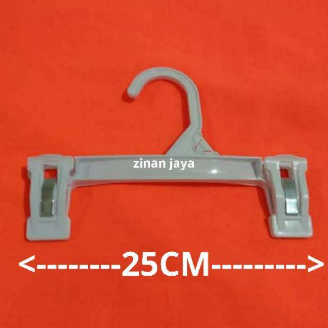 Hanger jepit celana putih 25 cm lusinan | Lazada Indonesia