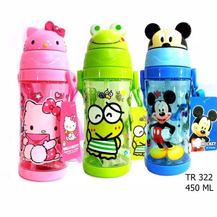Botol Minum karakter kepala boneka / Botol Minum Anak / Botol Minum ...