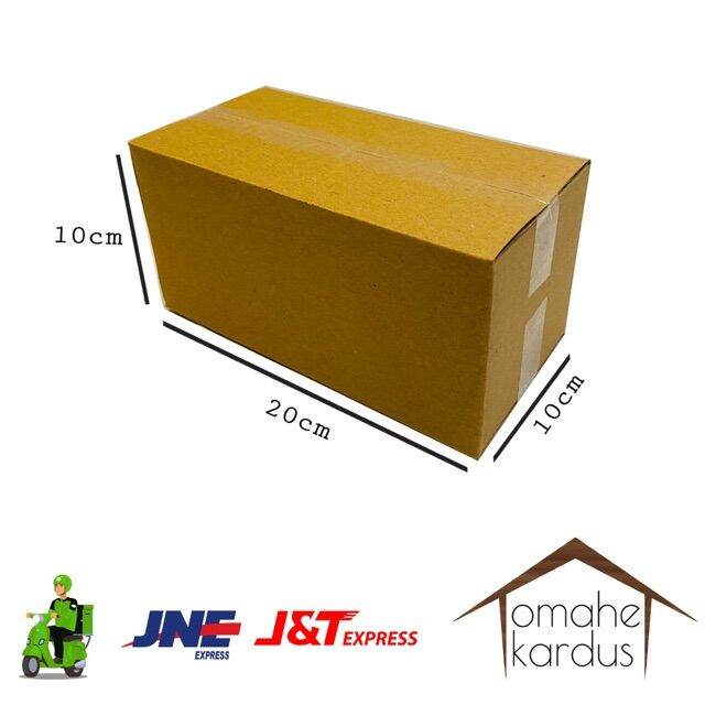 Kardus box polos baru single wall uk 20x10x10 cm | Lazada Indonesia