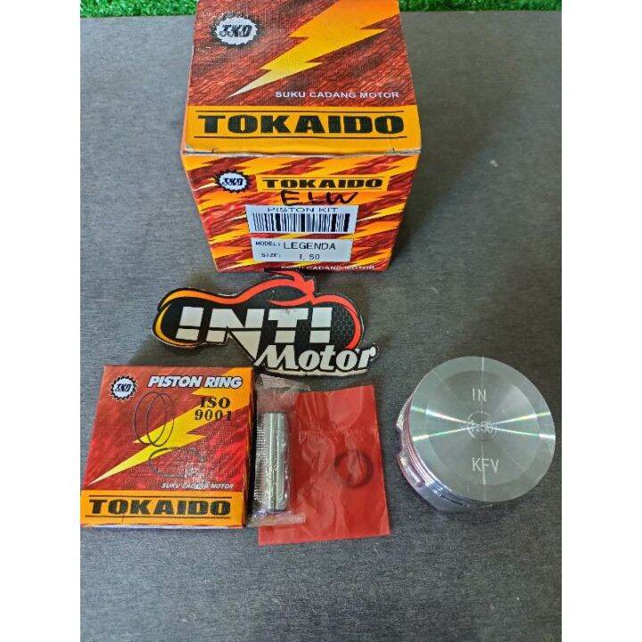 Piston KIT Legenda Oz 150 MERK Tokaido Piston TKD OVERSIZE 150 Seker 1 set LGENDA | Lazada Indonesia