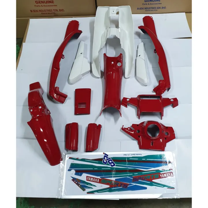 YAMAHA Y100 COVER SET M-SEKI LOCAL (WITH STICKER) | Lazada