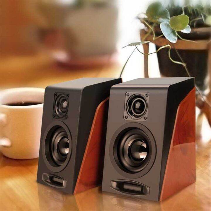 Stereo Speaker AUX 2.0 Channel Spiker First Eye 950 HiFi Desktop ...