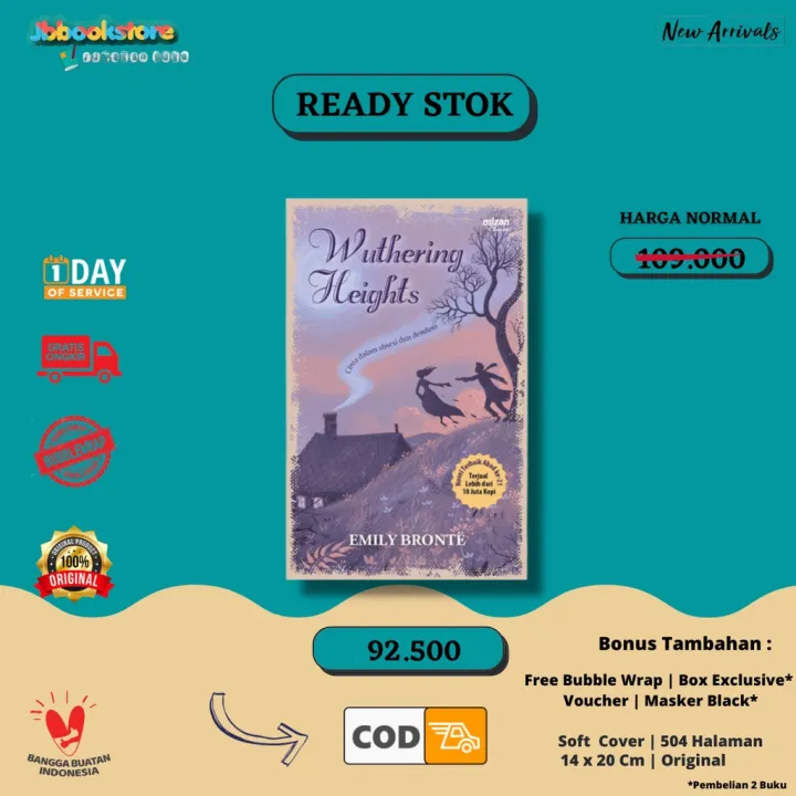 Novel Wuthering Heights (Republish) - Emily Bronte | Lazada Indonesia