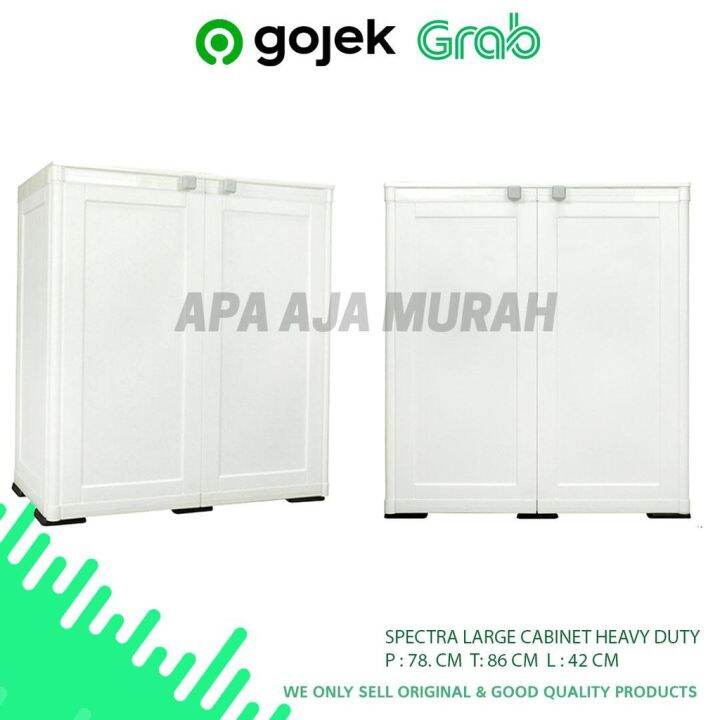 LEMARI KABINET / LEMARI FILE / LEMARI PLASTIK MINIMALIS SPECTRA LARGE ...