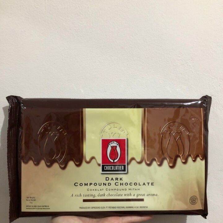 1 KG DARK CHOCOLATE TULIP 1 KG / DARK COMPOUND TULIP | Lazada Indonesia