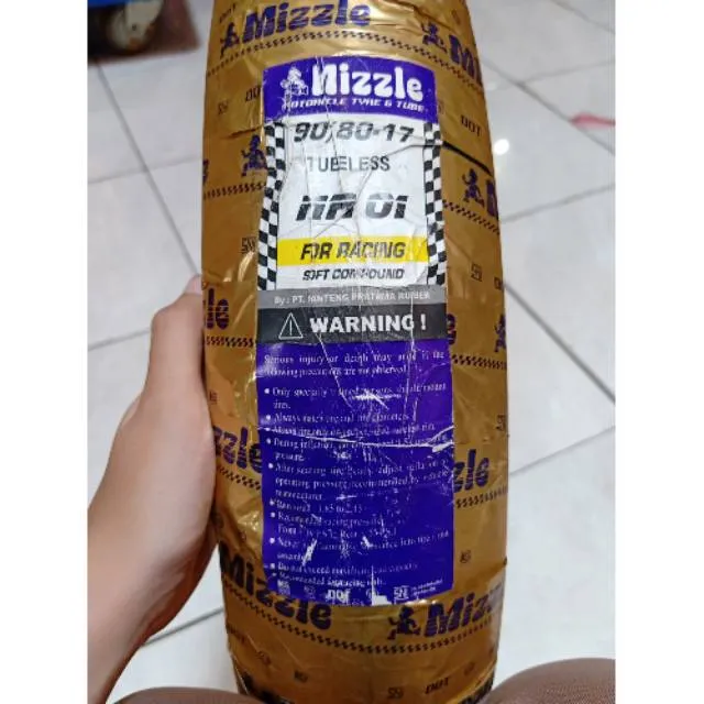 BAN LUAR MIZZLE 90/80-17 MR 01 SOFT COMPOUND TUBELESS | Lazada Indonesia