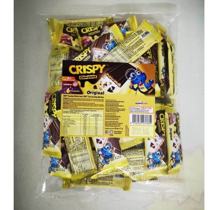 CRISPY CHOCOLATEY ORIGINAL 40PCSX11G | Lazada