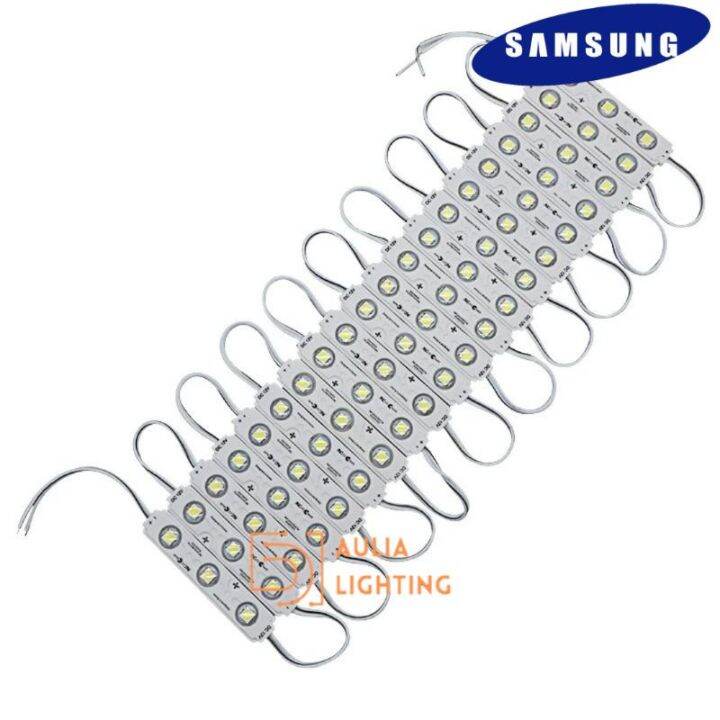 Lampu LED Strip Modul Samsung Isi 10 pc 5054 Lensa 6516 12V 1.5w IP68 ...