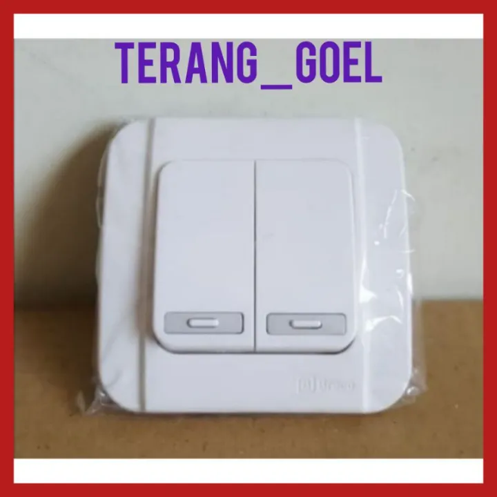 BROCO SAKLAR SERI GALLEO TANAM / SAKLAR GANDA BROCO GALLEO/ IB DOUBLE ...