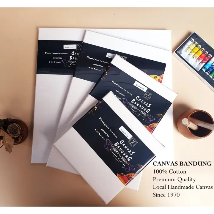 Canvas Bandung Ukuran 40x40cm PREMIUM Best Quality Hand Made Kanvas ...