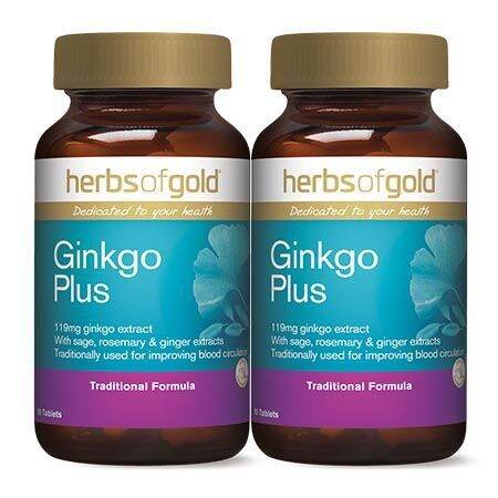 HERBS OF GOLD GINKGO PLUS tablets 90S X 2 | Lazada