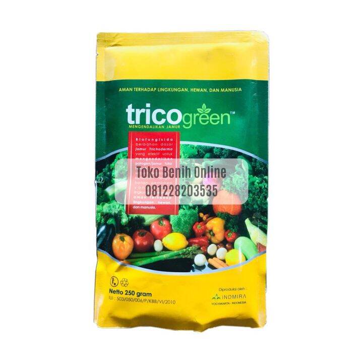 BIOFUNGISIDA - TRICO GREEN - 250 Gram - Tricoderma SP jamur layu ...