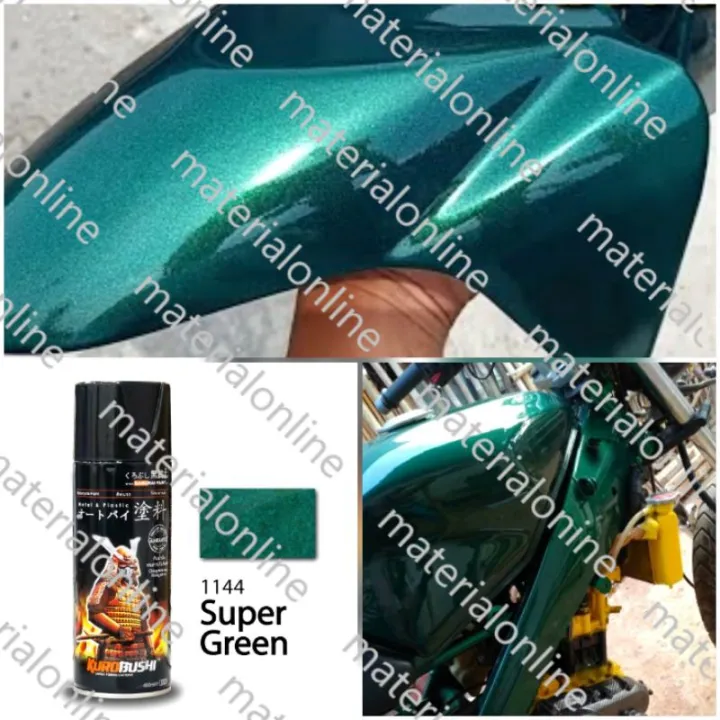 Pilox Samurai Paint 1144 SUPER GREEN Pylox Cat Semprot Ijo Hijau Metalic Metalik | Lazada Indonesia