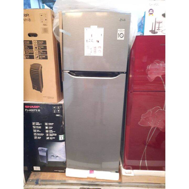 LG Kulkas 2 Pintu Smart Inverter 209Liter GN-B200SQBB Smart Compressor ...