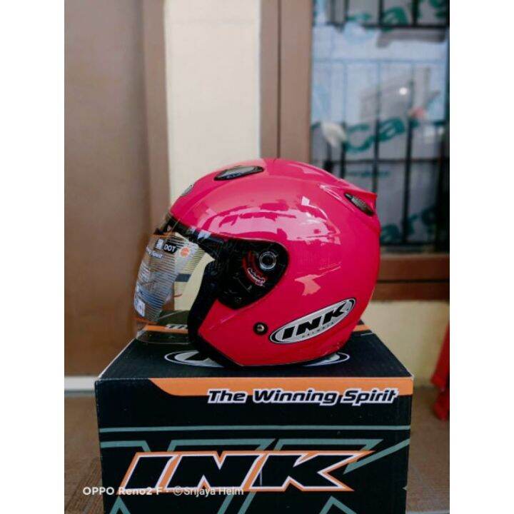 HELM INK CENTRO JET SOLID PING MAGENTA ORIGINAL FULL BOK | Lazada Indonesia